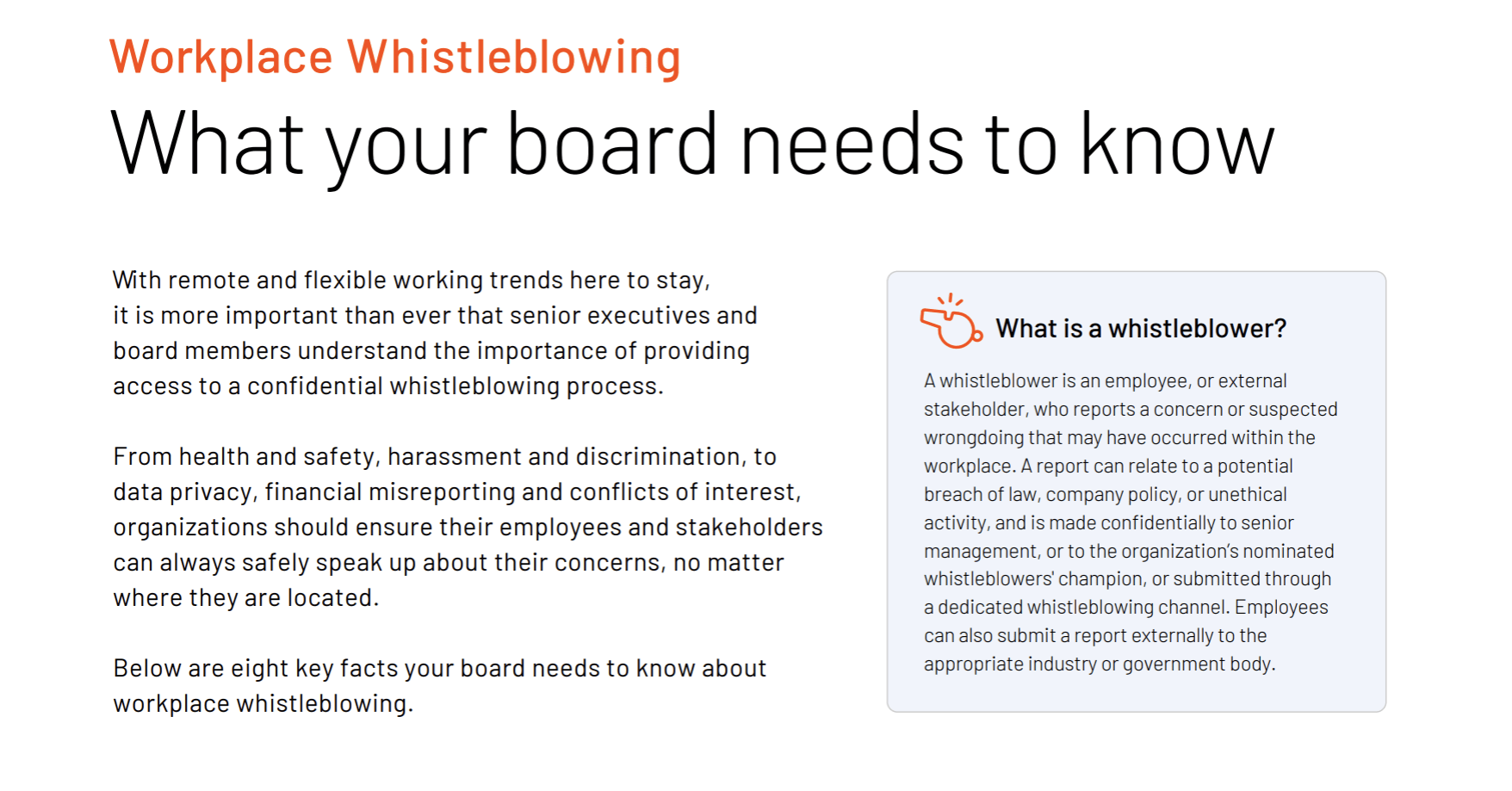 Infographic: What your Board needs to know about Workplace ...
