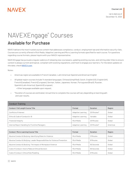 Thank You | Ethics & Compliance Training | NAVEX